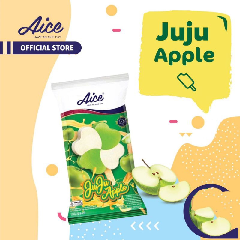 Jual Aice juju apple 1 box isi 40 pcs | Shopee Indonesia