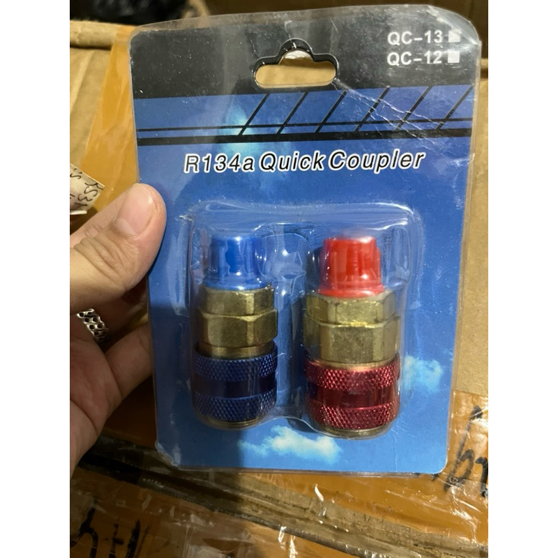 Jual Adaptor R134 Quick Coupler Low And High Press QC 12 Adaptor Mobil ...
