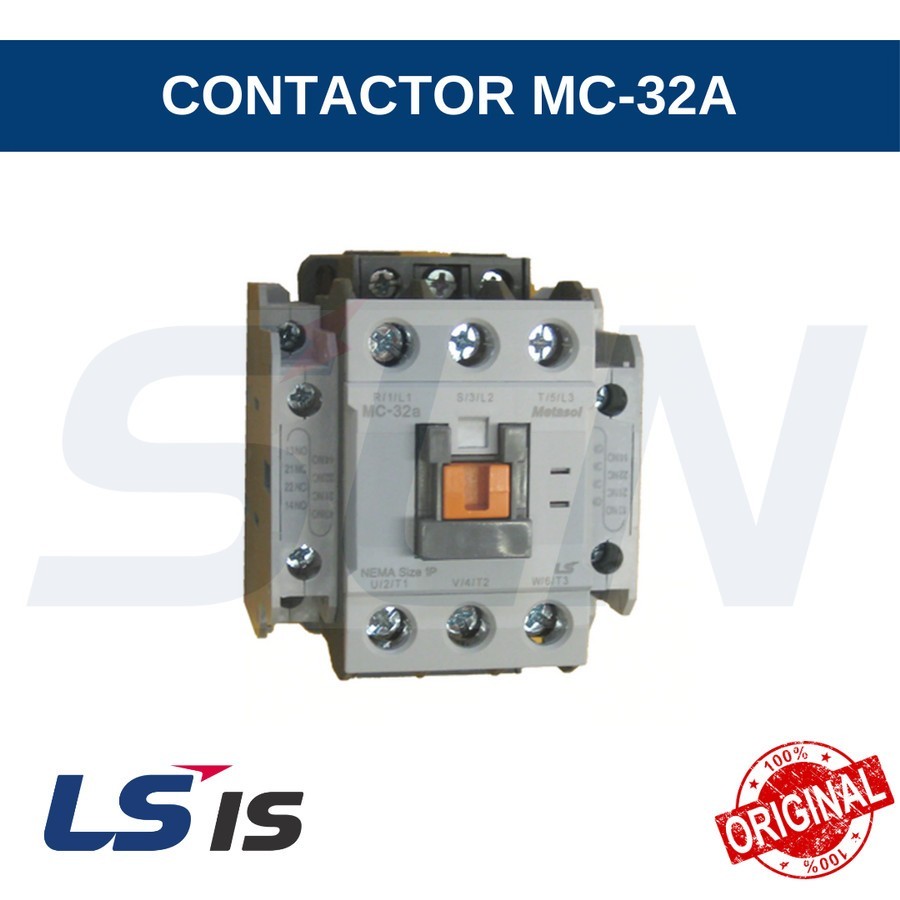 Jual MAGNETIC CONTACTOR/KONTAKTOR MC-32A LS IS - 220VAC New Ori ...