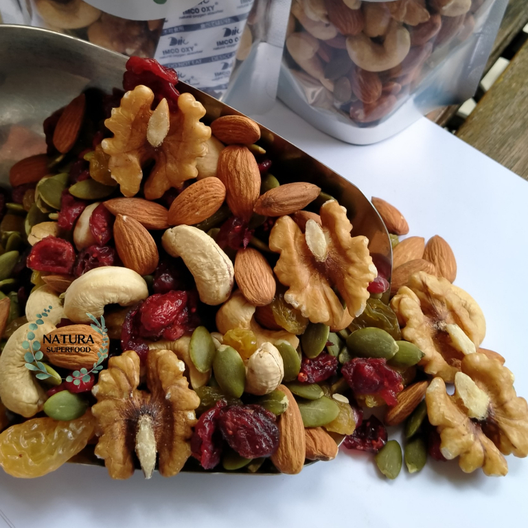 Jual DOUBLE BIG PACK - TRAILMIX 1kg & NUTRINUTS 1kg. Roasted Almond ...