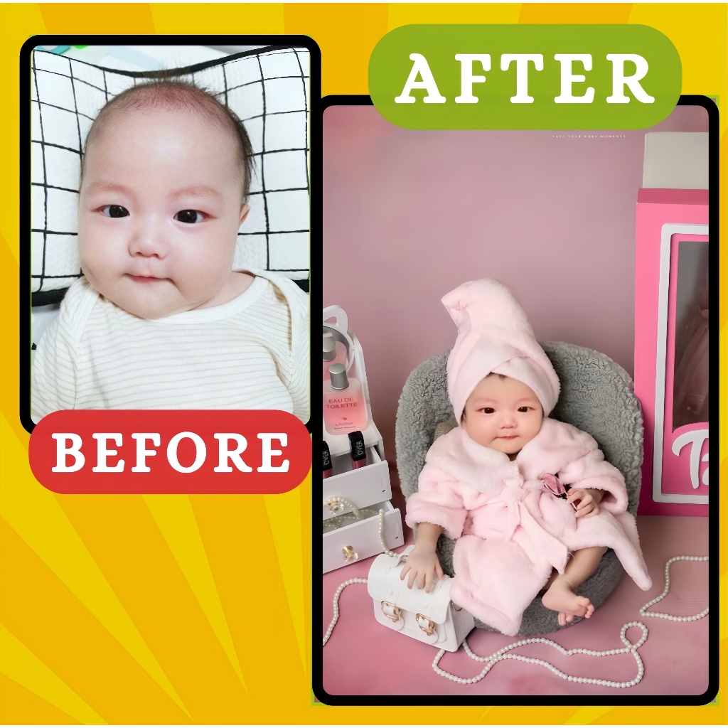 Jual (3 JAM JADI) EDIT FOTO BAYI NEWBORN CEWEK COWOK TEMA MODERN PART 5 ...