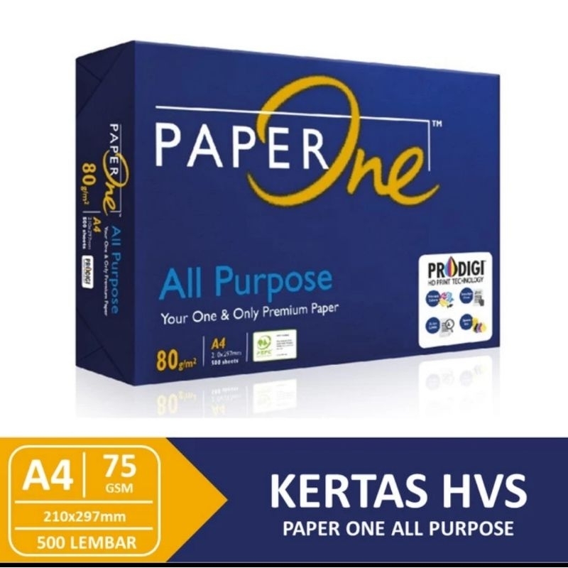 Jual Kertas HVS A4 75 gram PaperOne | Shopee Indonesia