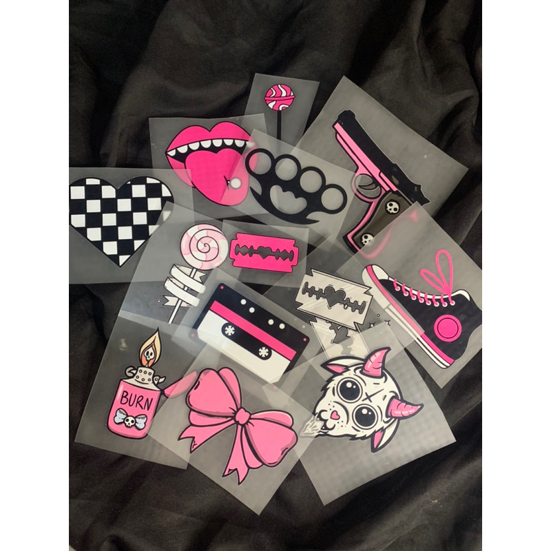 Jual STIKER SABLON SETRIKA STIKER BAJU CUSTOM | Shopee Indonesia