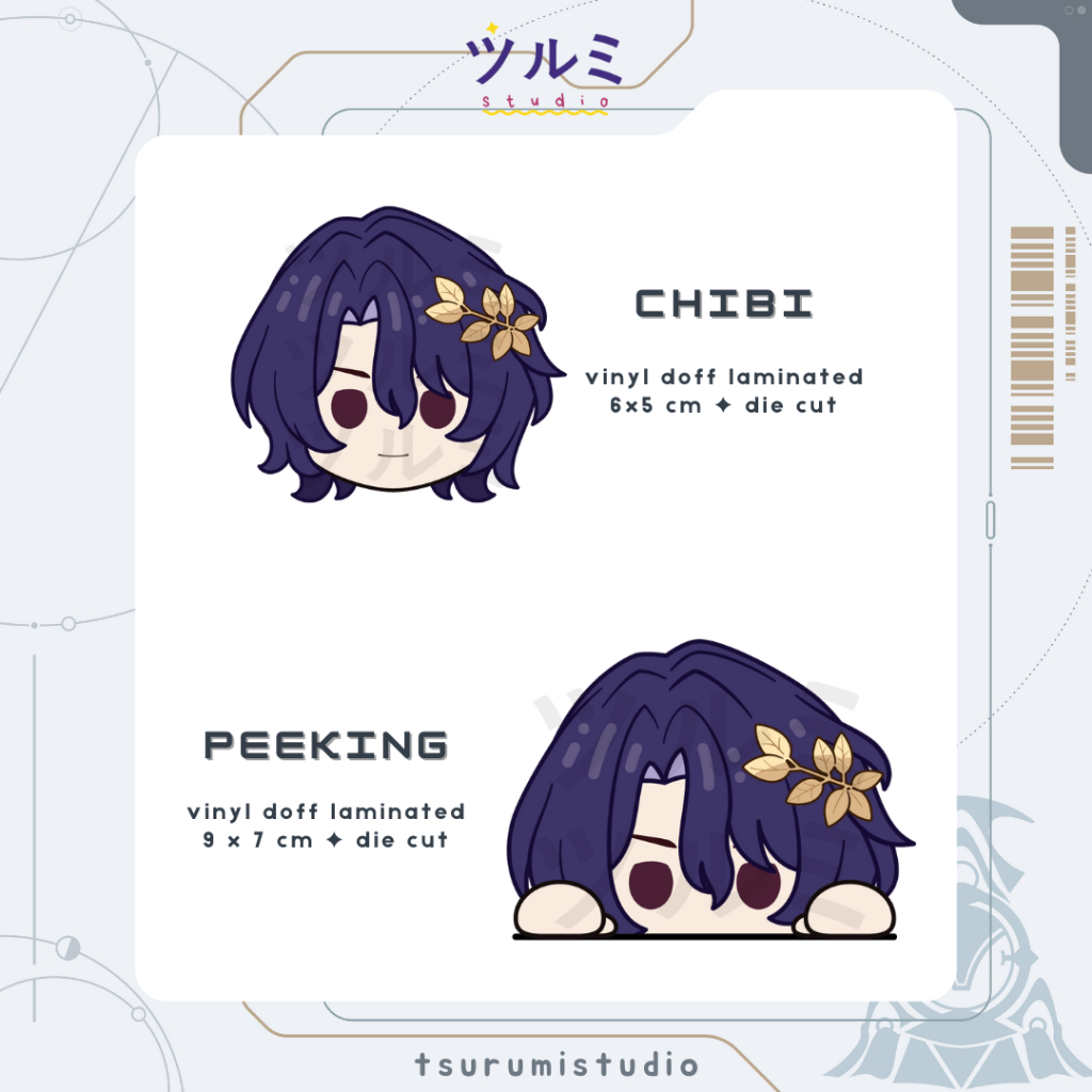 Jual HSR Honkai Star Rail Characters Peeker Peeking Sticker / Stiker ...