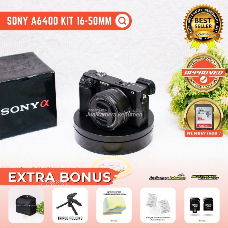 Jual Sony A6400 Kit 16-50mm - Sony Alpha 6400 Normal Murah Siap Pakai ...