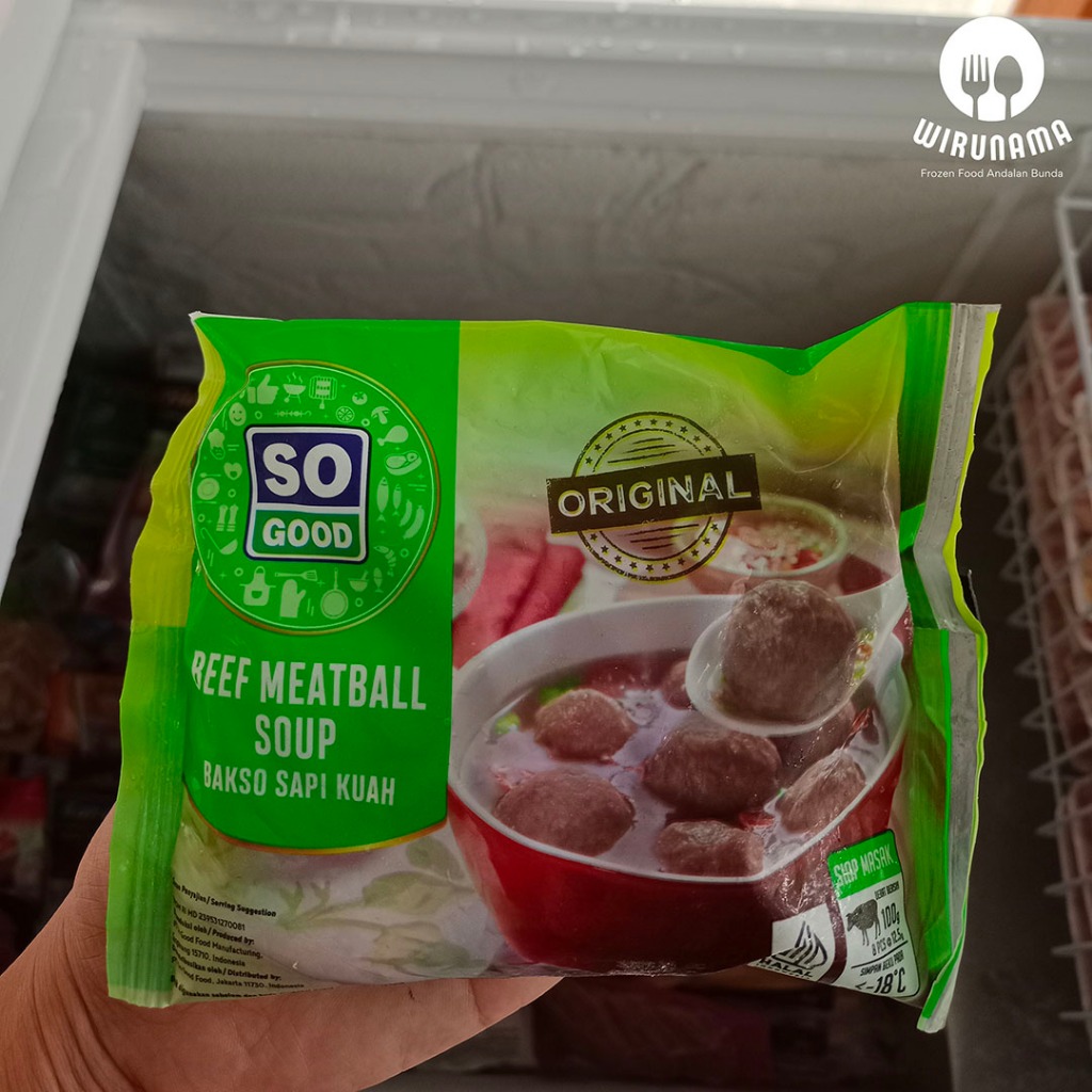 Jual So Good Bakso Kuah Sapi 120 Gram Frozen Food Yogyakarta Jogjakarta ...