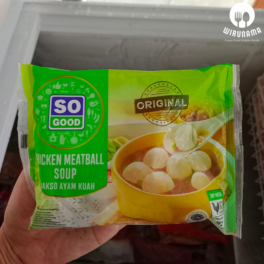 Jual So Good Bakso Ayam Kuah Original 120 Gram Frozen Food Yogyakarta ...