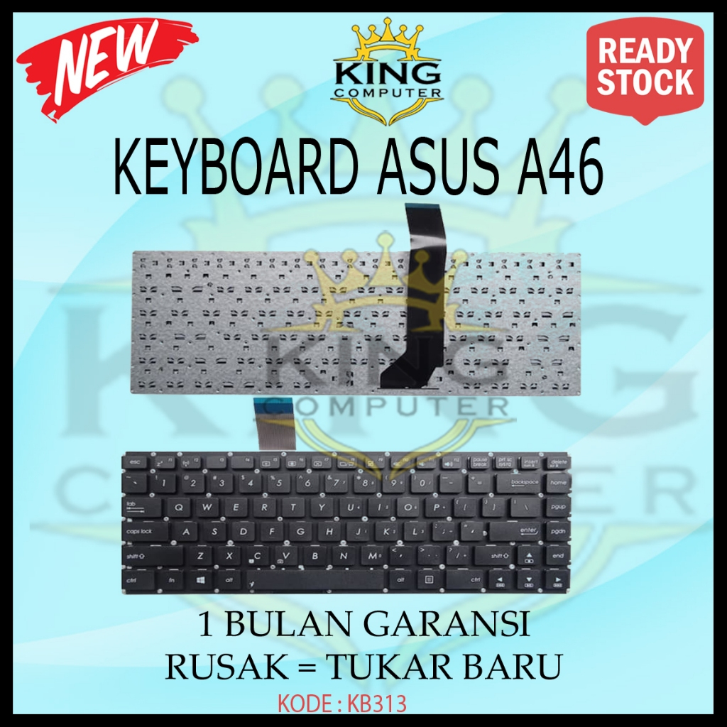 Jual KEYBOARD ASUS A46 A46CA A46CB A46CM K46 K46C K46CA K46CB K46CM ...