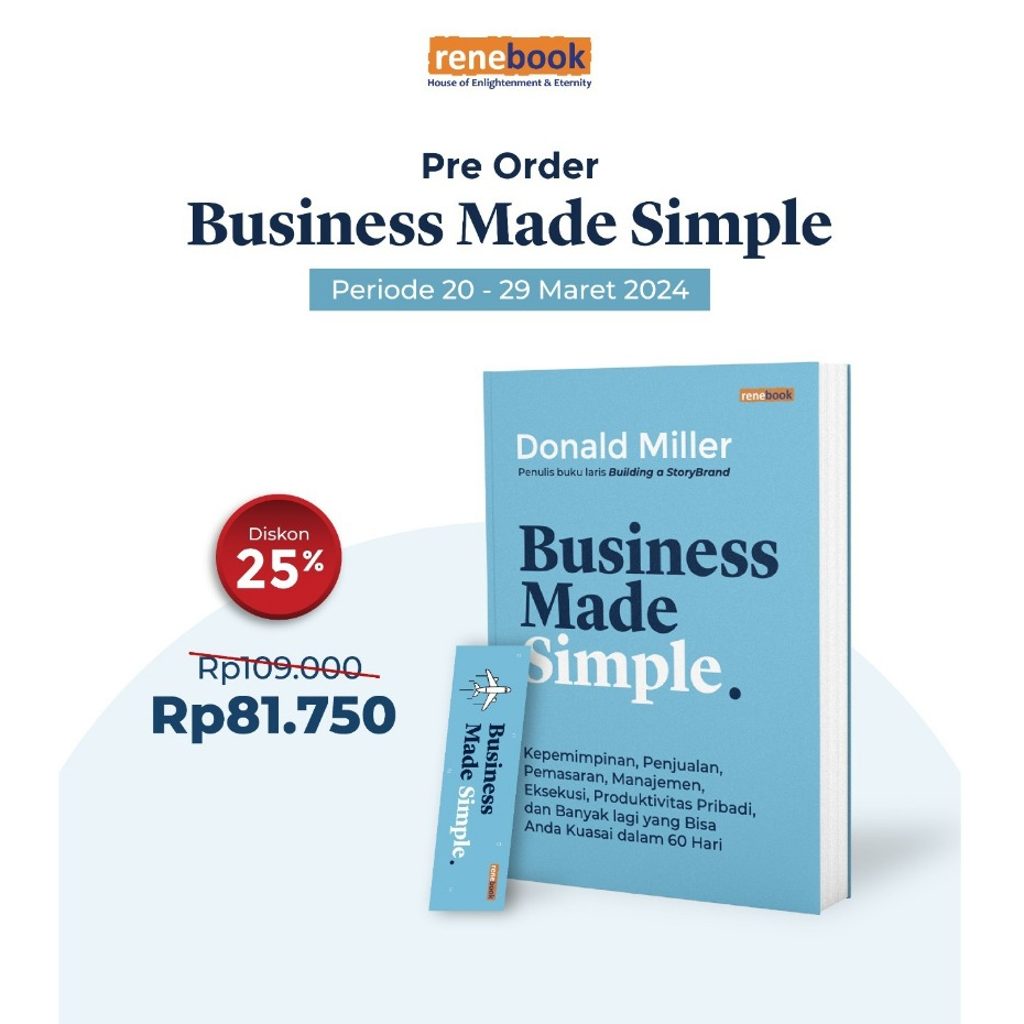 Jual Buku Business Made Simple - Donald Miller | Shopee Indonesia