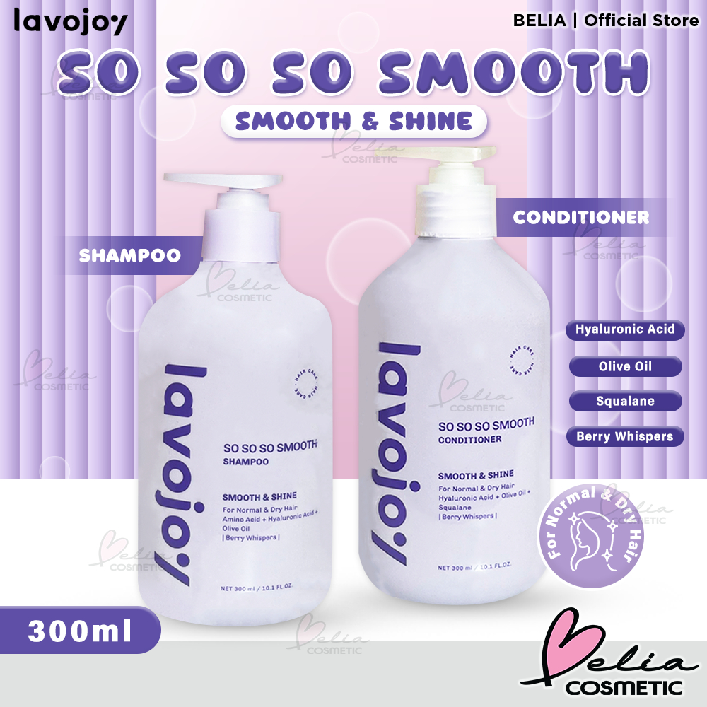Jual BELIA LAVOJOY So So So Smooth Series 300ml | Shampoo | Conditioner ...