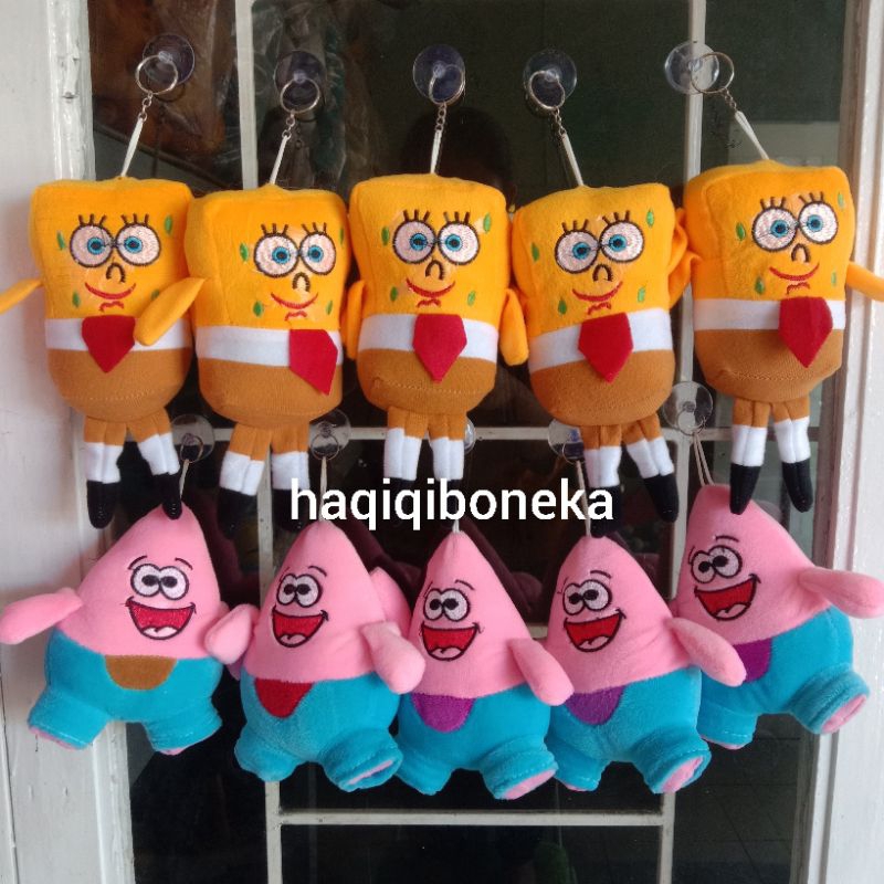 Jual Boneka paket BESTIE SPONGEBOB dan PATRICK tempel kaca / hiasan ...