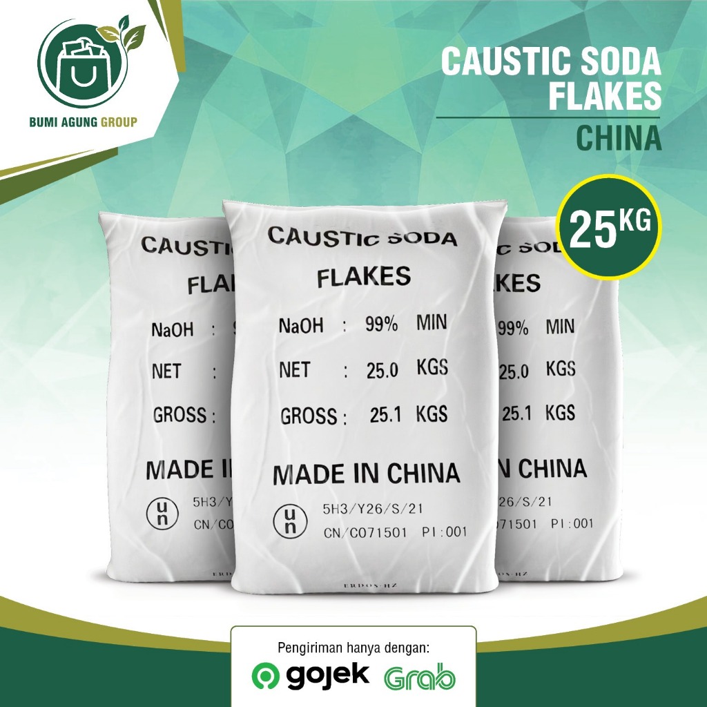 Jual Soda Api / Obat Anti Sumbat 25kg caustic soda flake 25kg KHUSUS ...