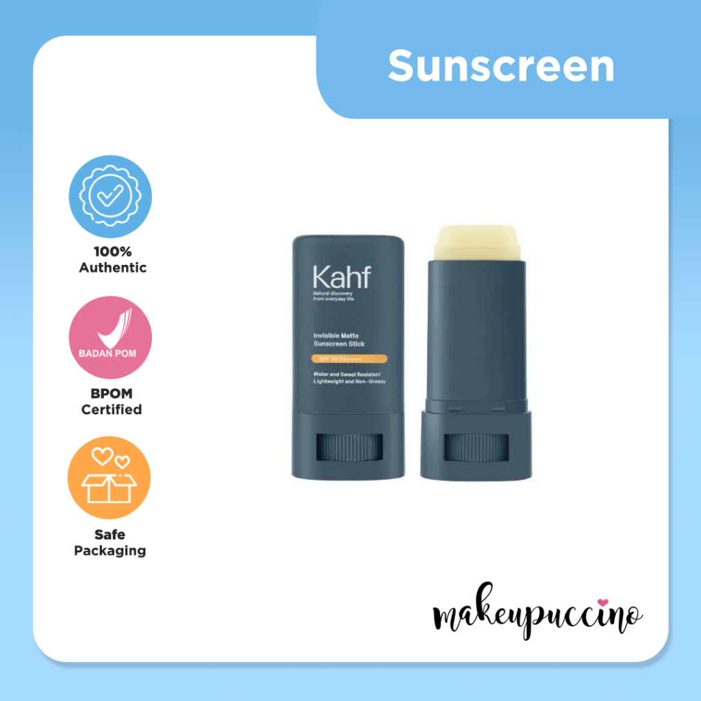 Jual Kahf Invisible Matte Sunscreen Stick SPF 50 PA++++ 22gr | Shopee ...