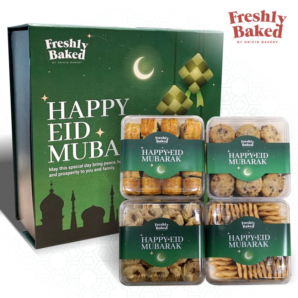 Jual Eid Al Fitr Hampers - Premium Cookies Idul Fitri Hampers - Hampers ...