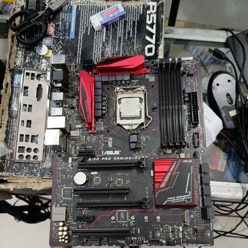 Jual mainboard Asus b150 pro gaming ddr4 procsesor core i5-6400 gen6 ...