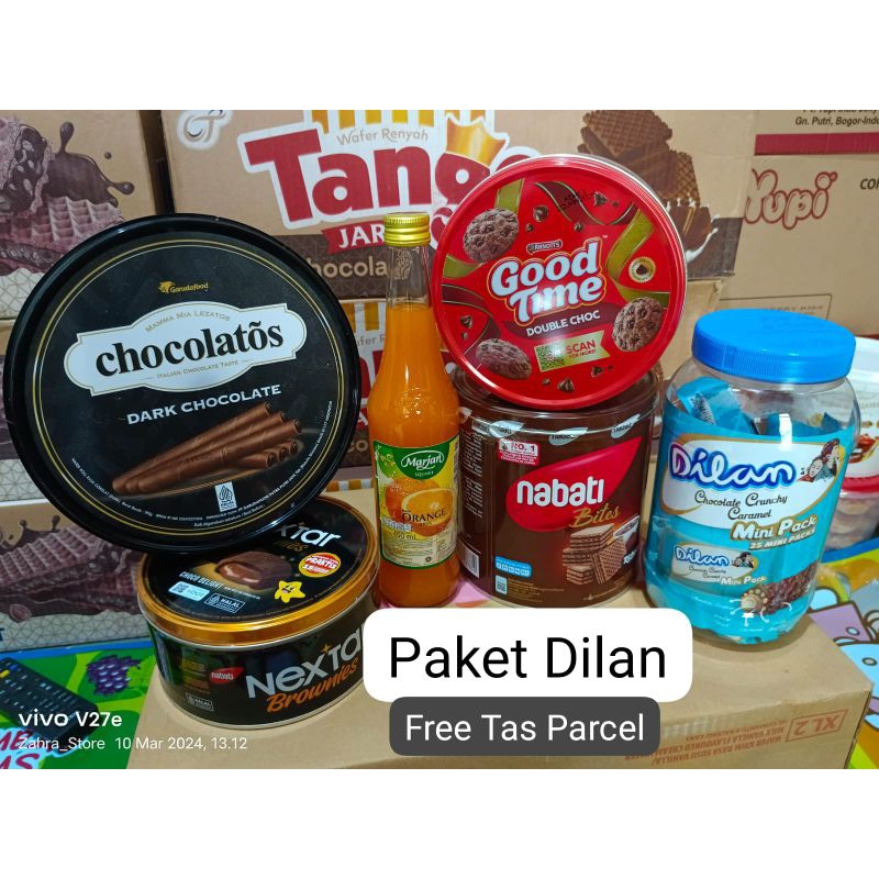 Jual PAKET DILAN / PARCEL JAJAN LEBARAN / PAKET CINJO / JAJAN KALENG ...
