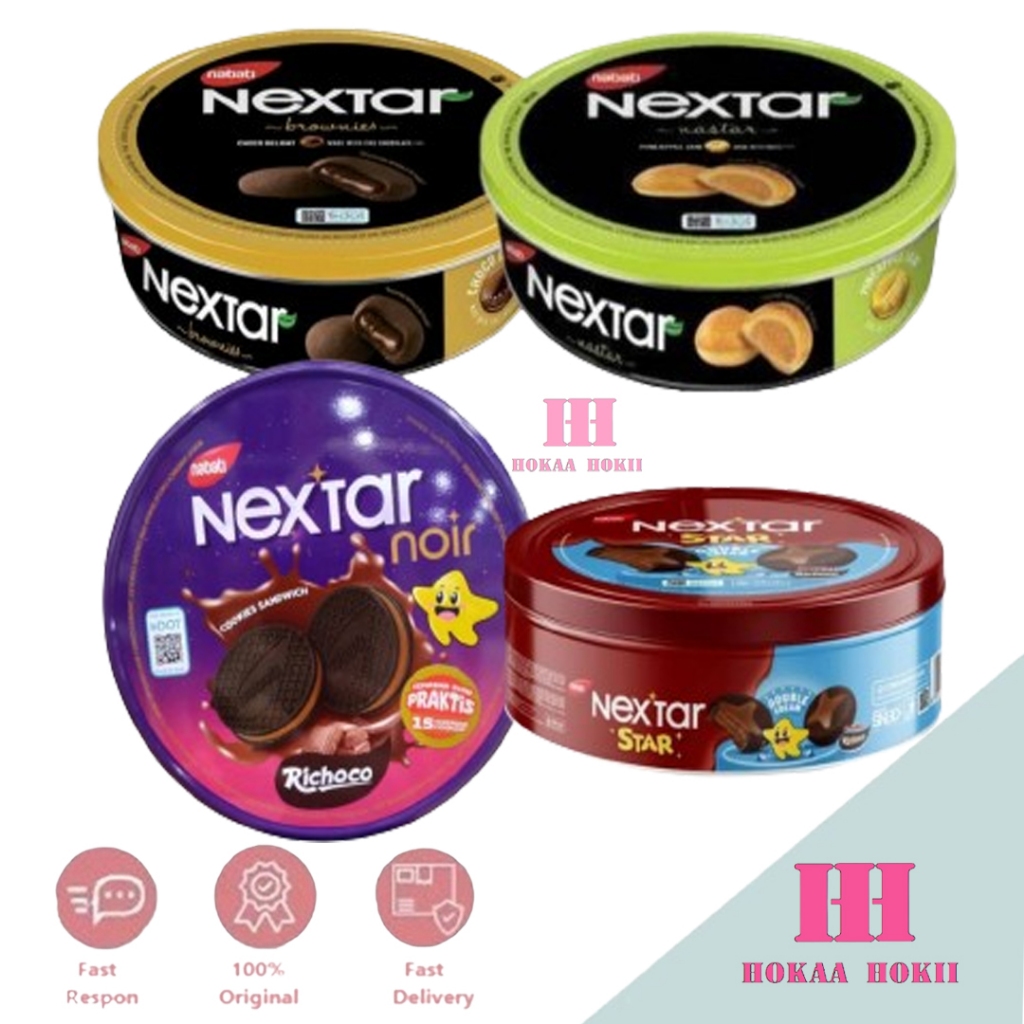 Jual Nabati Nextar Nastar pineapple jam / brownies choco delight 140gr ...