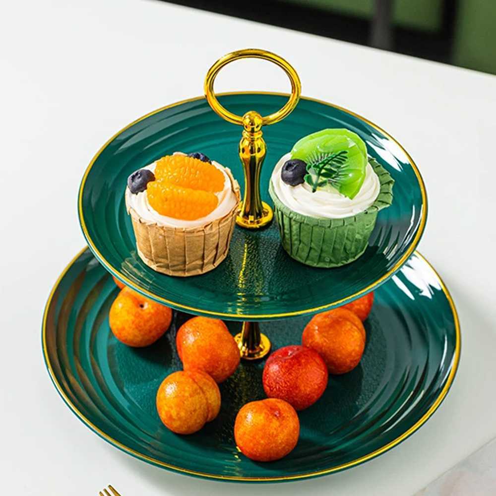 Jual Informasi Produk YLEE Rak Kue Susun 3 Tingkat Detachable Plate ...