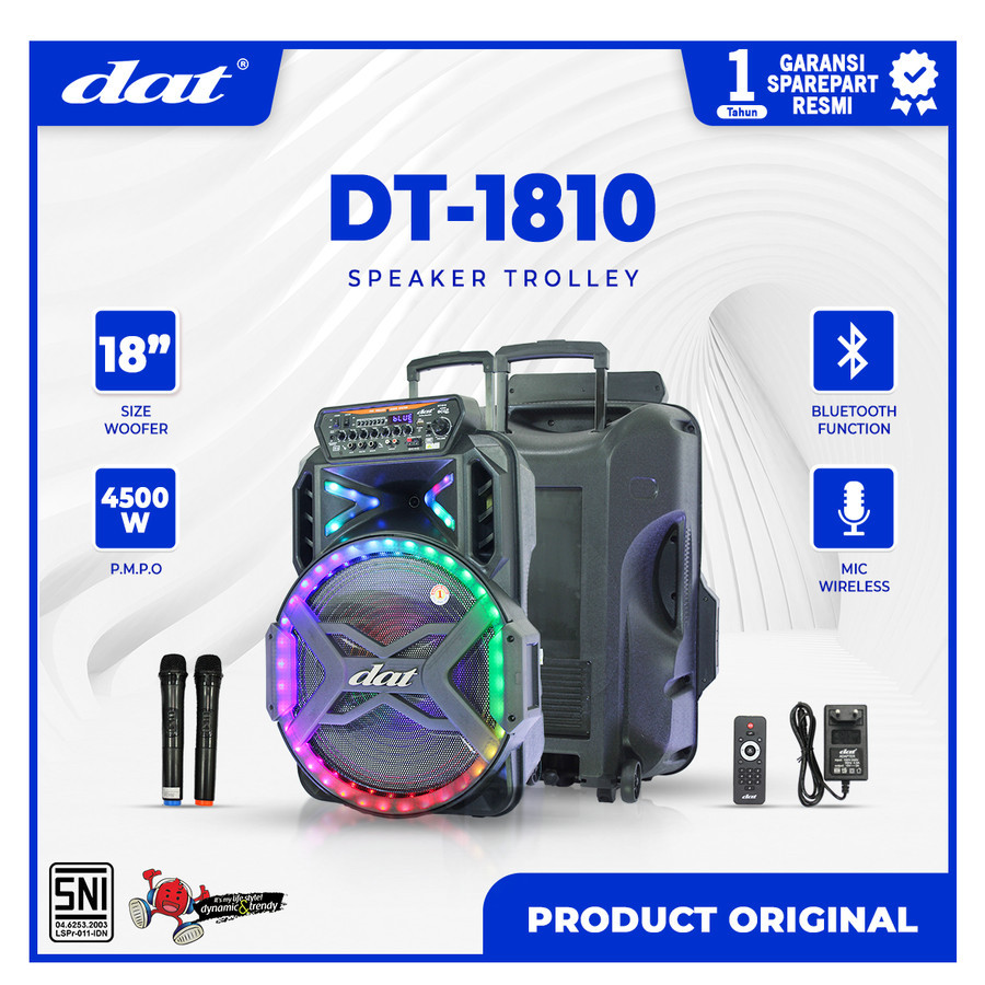 Jual SPEAKER PORTABLE DAT DT 1810 / DT1810 18 INCH ORIGINAL DAT ...