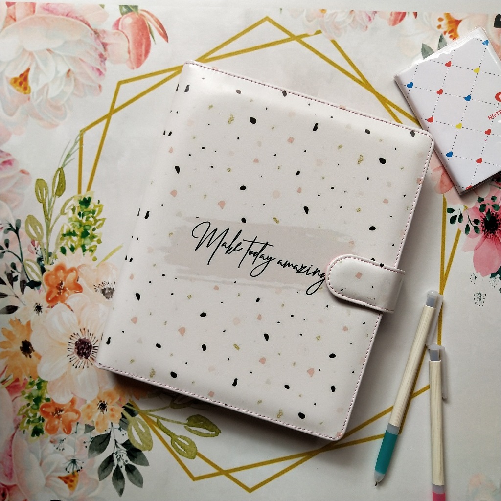 Jual Binder Aesthetic Motif Make Today Ukuran A5 20ring Dan B5 26ring ...