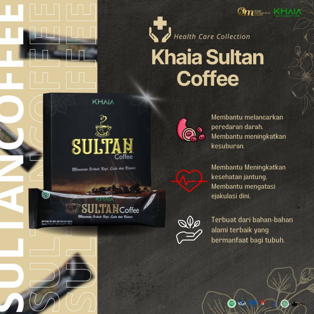 Jual KHAIA SULTAN COFFEE KOPI KHAIA SULTAN 100% ORIGINAL | Shopee Indonesia