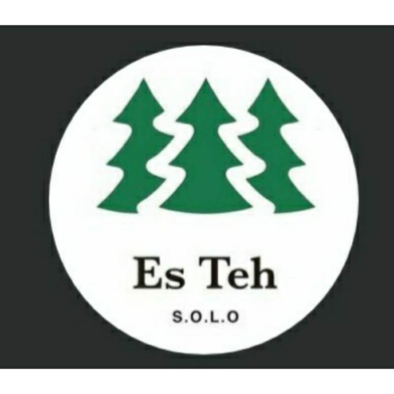 Jual sticker es teh solo 50 pcs sudah cuting | Shopee Indonesia