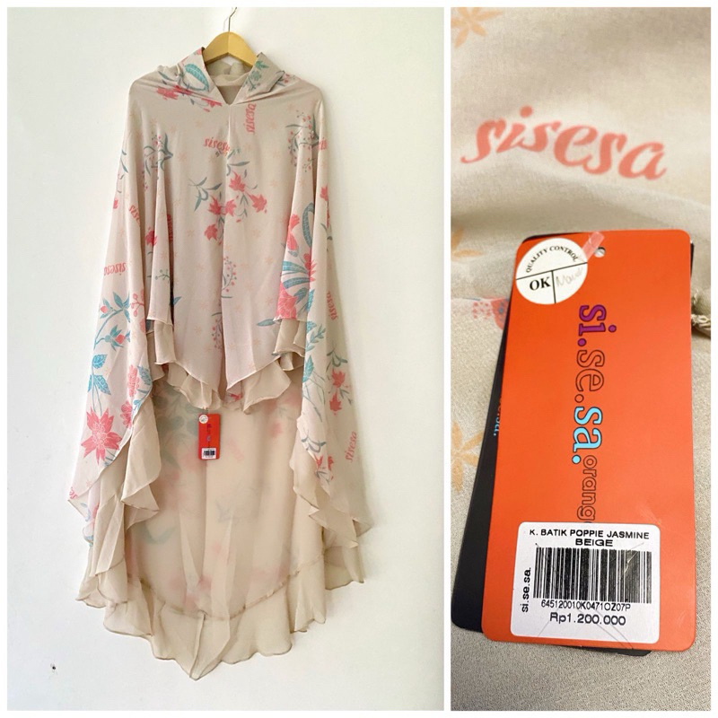 Jual New Ready Khimar Sisesa cream | Shopee Indonesia