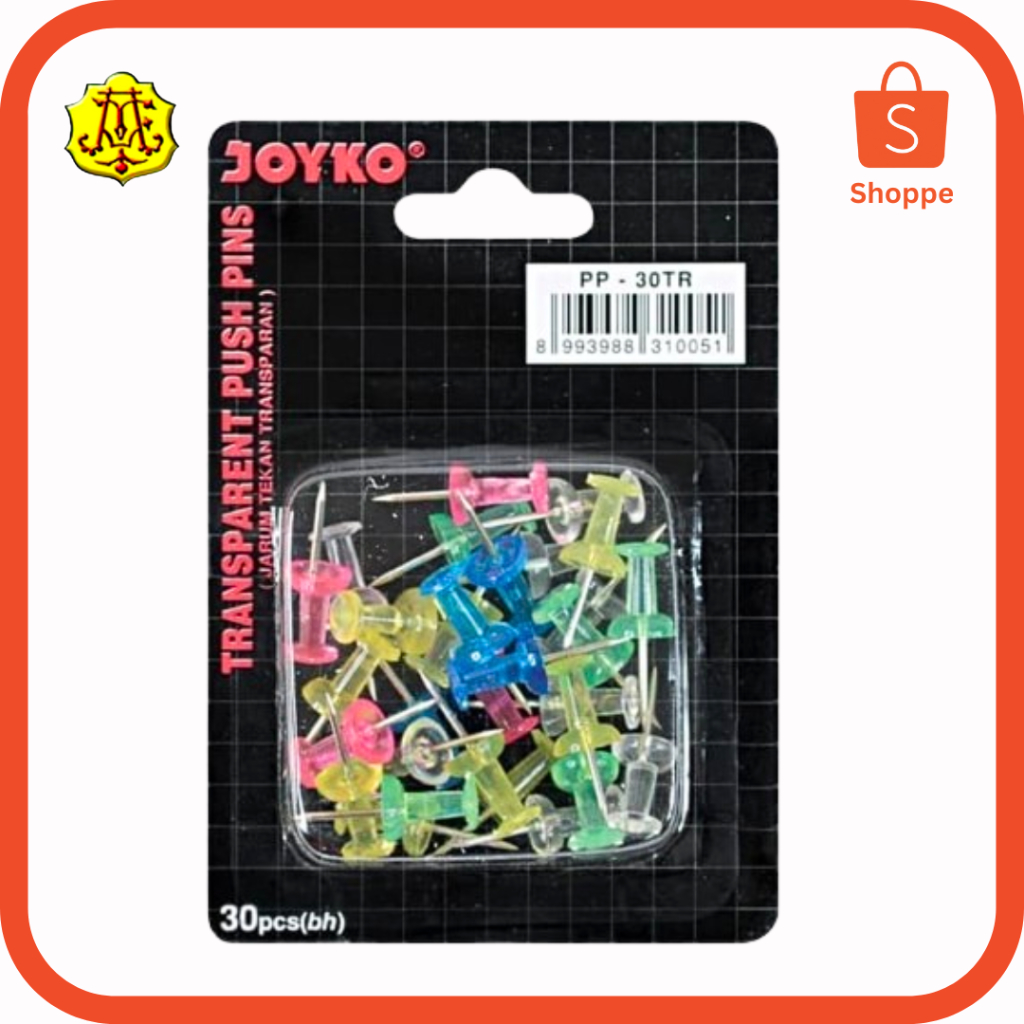 Jual PAKU MADING / PAKU PUSH PIN JOYKO PP-30TR | Shopee Indonesia