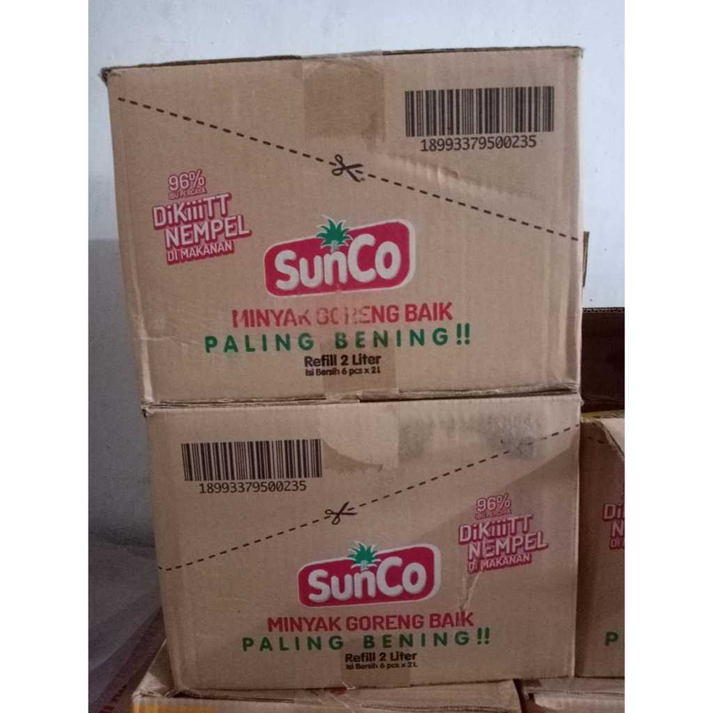 Jual Minyak Goreng Sunco 2 Liter Refill 1 Karton (6pcs) | Shopee Indonesia