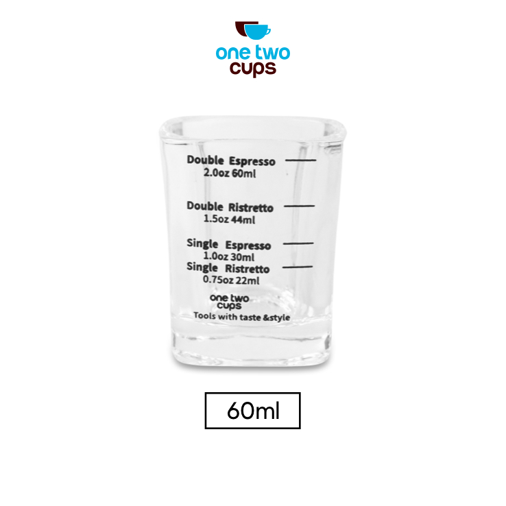 Jual One Two Cups Gelas Kopi Espresso Glass Coffee Mug Cup 60ml - MD20 | Shopee Indonesia