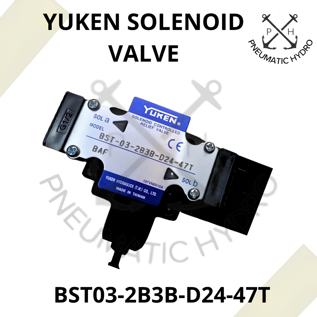 Jual YUKEN BST-03-2B3B-D24-47T SOLENOID VALVE | Shopee Indonesia