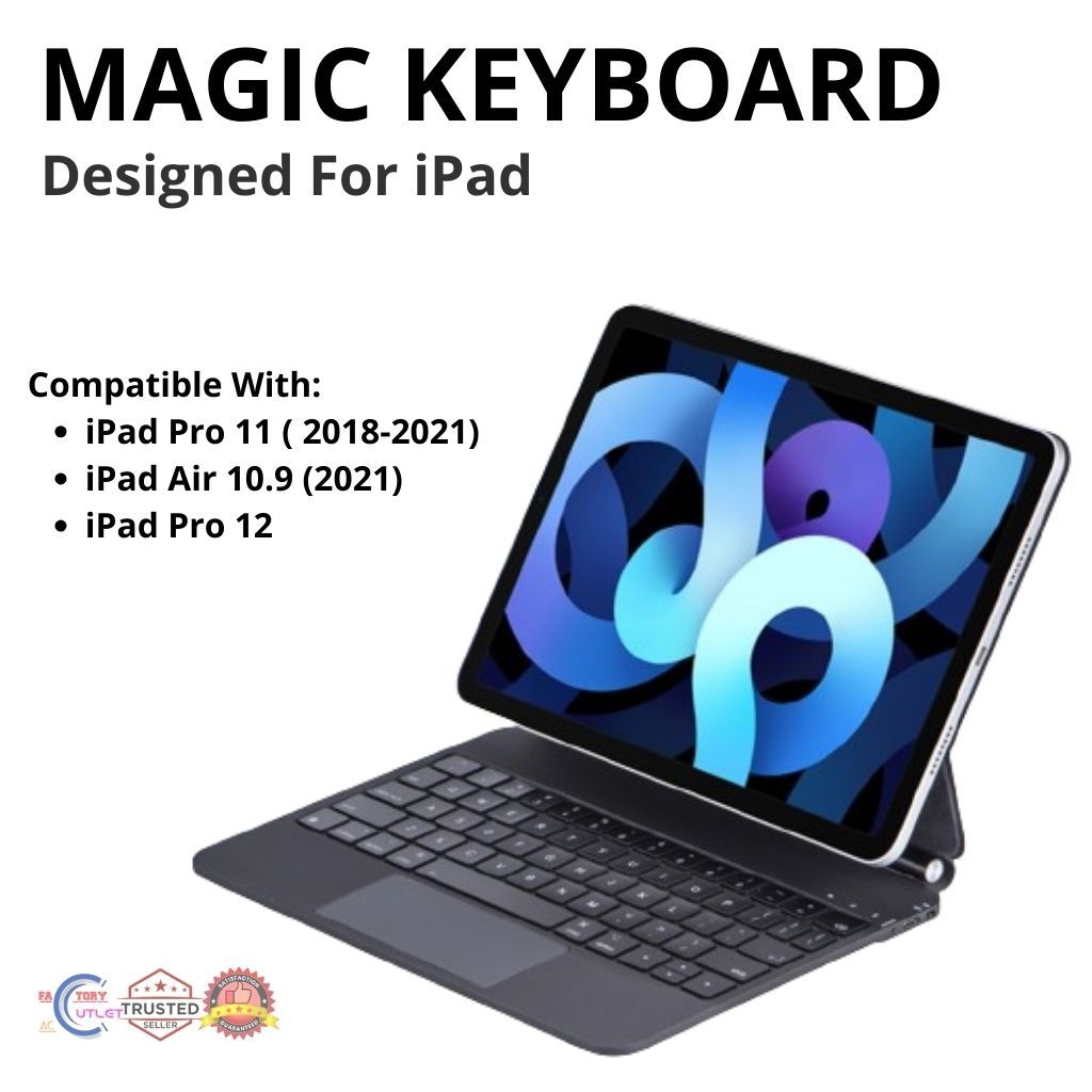 Jual Magic Keyboard Rebound Magnetic Keyboard Case iPad Case with ...