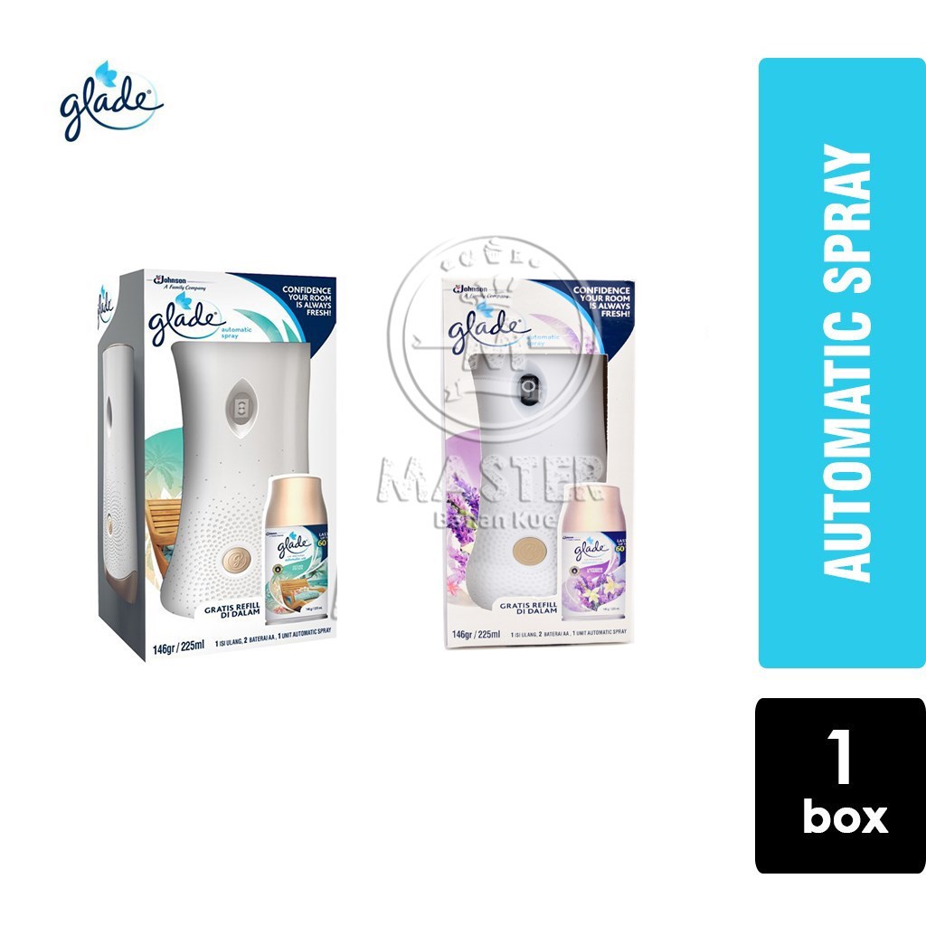 Jual Glade Alat Pengharum Automatic Spray Matic Device + Refill [1 Box] | Shopee Indonesia