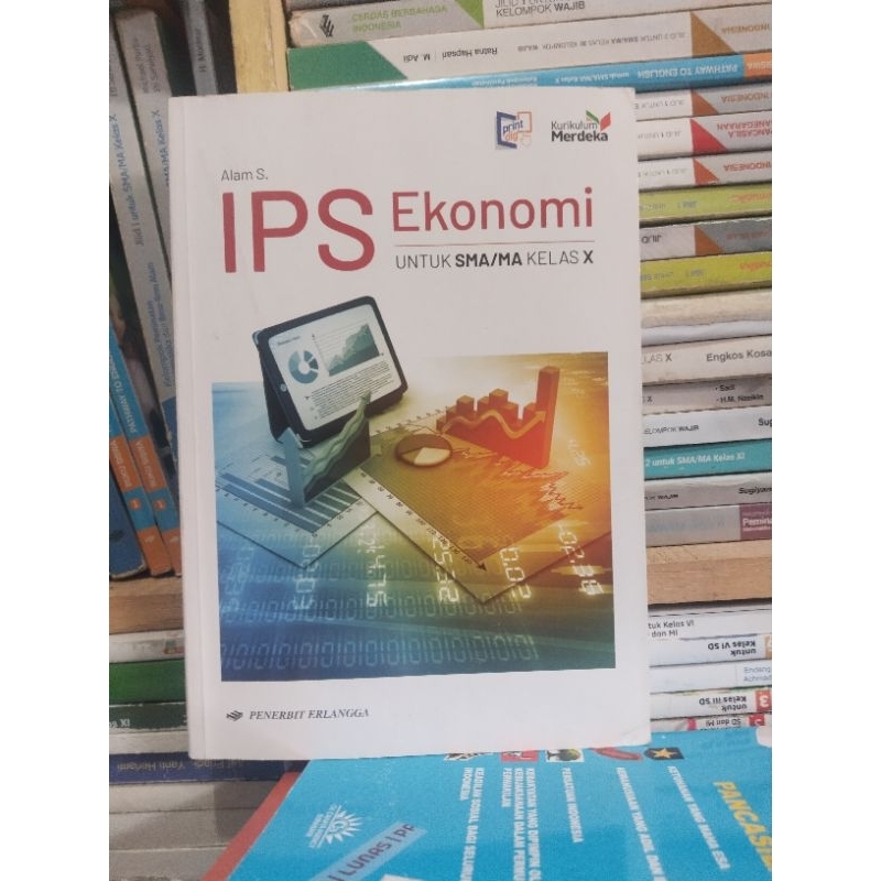 Jual buku ekonomi/ips ekonomi kelas 10/X/1 sma/ma erlangga kurmer kurikulum merdeka | Shopee ...
