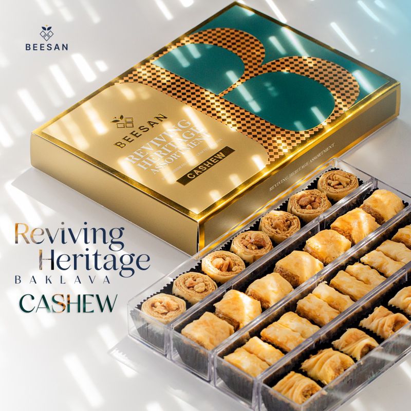 Jual BEESAN Reviving Heritage Baklava Assortment (Cashew) 390g | Shopee Indonesia