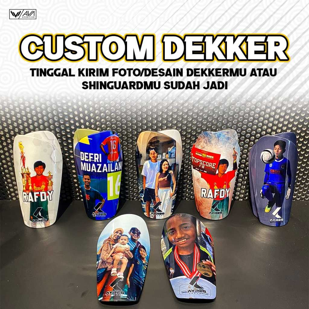 Jual Deker Kaki Lakop Bebas Custom Foto Shinguard Embos Pelindung ...