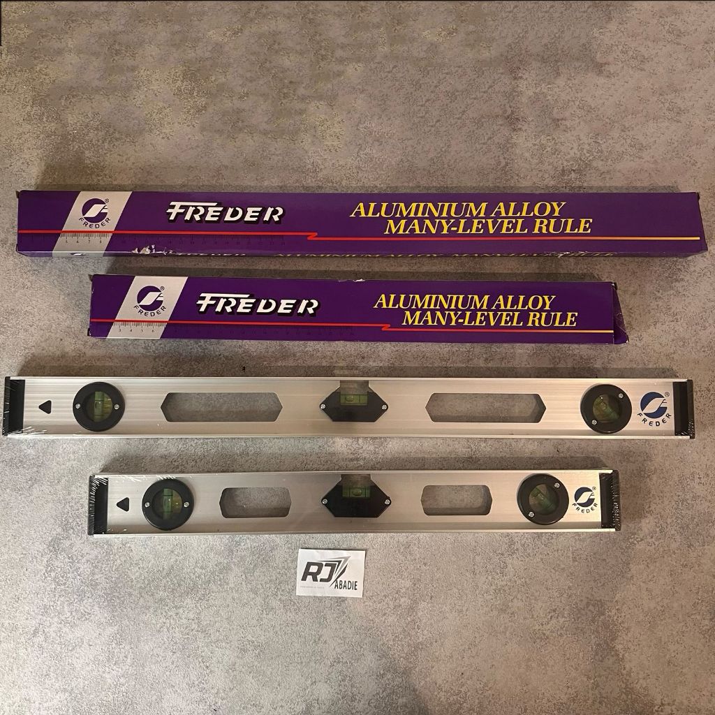 Jual Waterpass Aluminium Water Pass Waterpas FREDER 18 24 Inch | Shopee ...