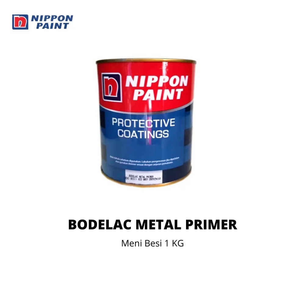 Jual Nippon Paint Bodelac Metal Primer / Meni Besi 1L, Meni Hijau, Meni Bodelac | Shopee Indonesia