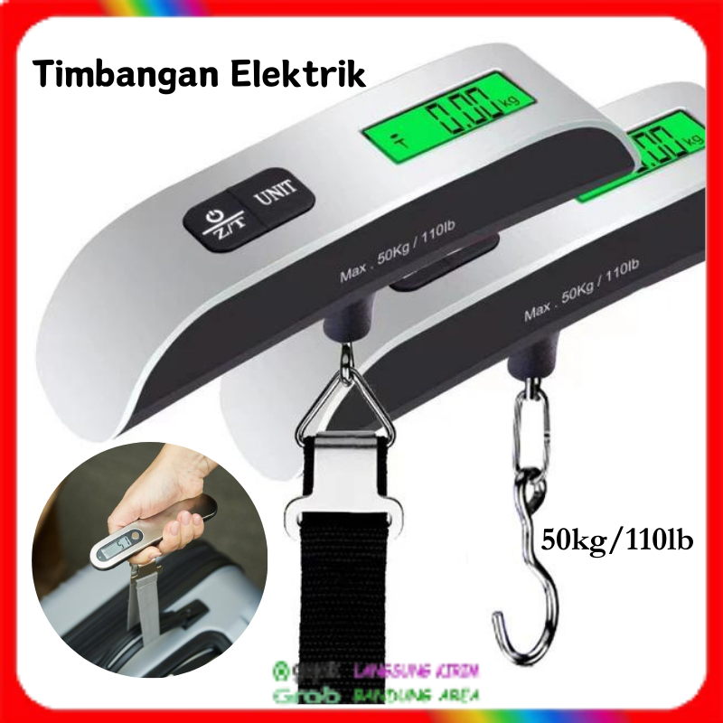Jual Timbangan Gantung Elektrik Digital Koper Travel Electric Luggage ...
