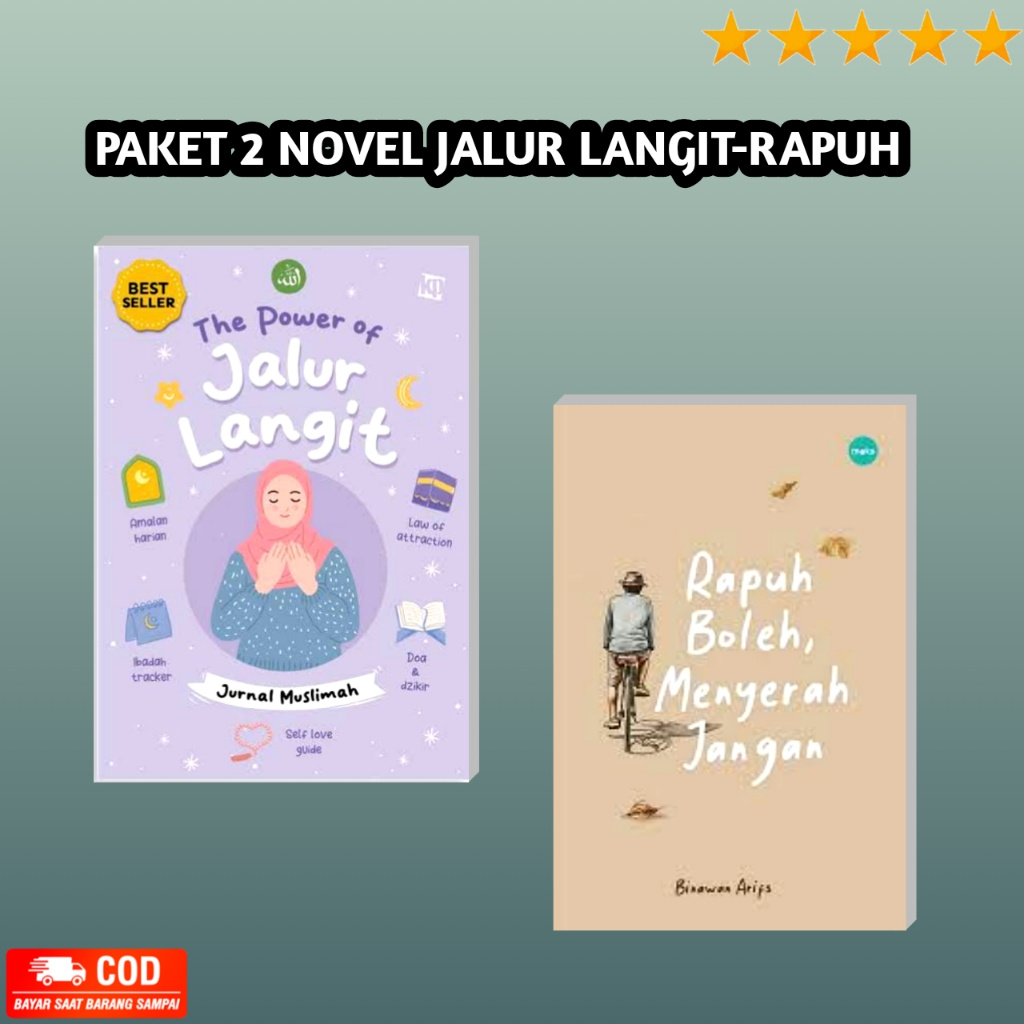 Jual PAKET 2 BUKU JALUR LANGIT - RAPUH / A N | Shopee Indonesia