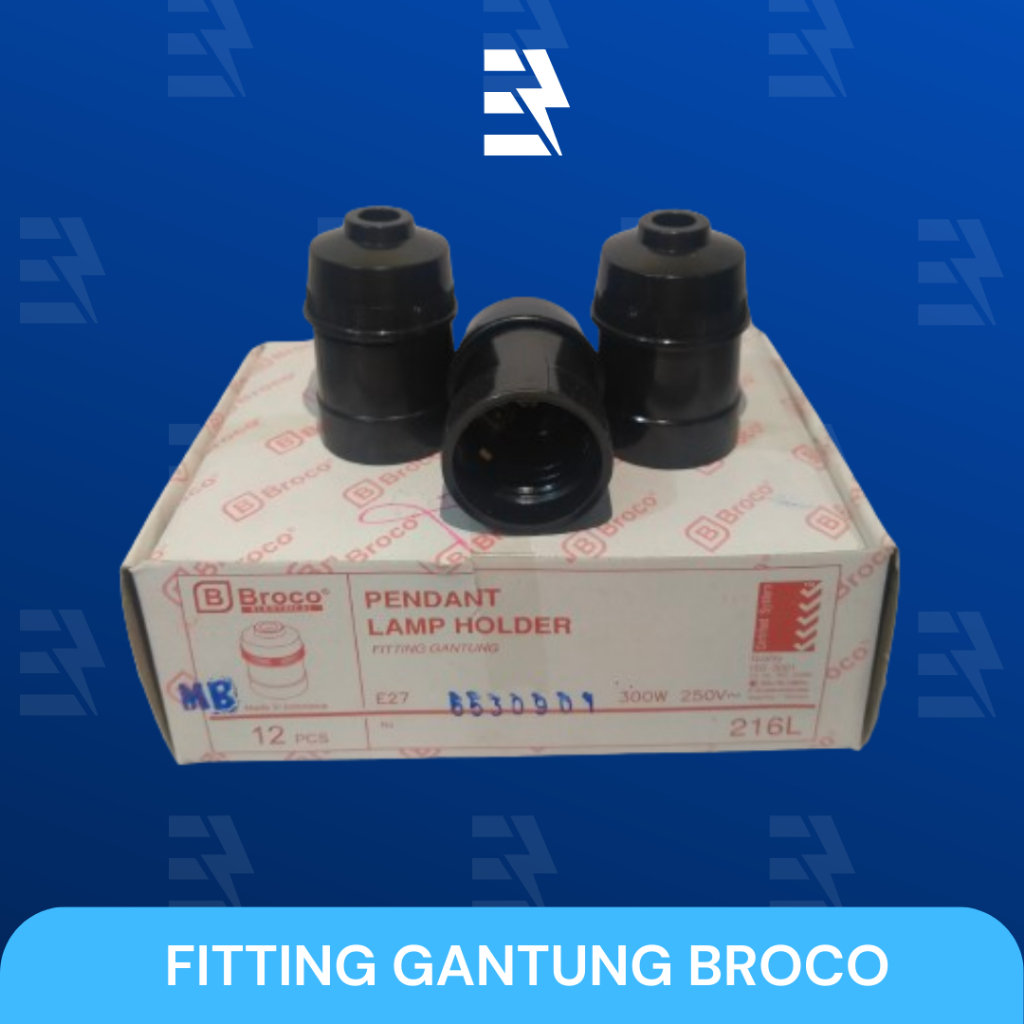 Jual BROCO FITING / FITTING LAMPU GANTUNG HITAM | Shopee Indonesia
