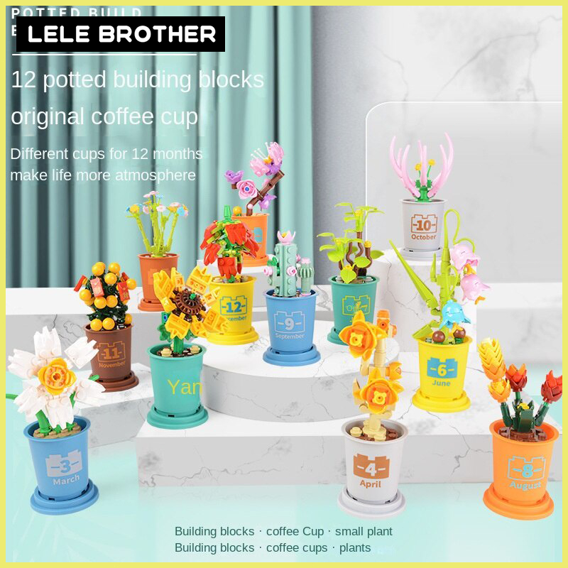 Jual LELE Mainan Flower Bunga 12 Month Flower DIY Susun Edukasi Mainan ...