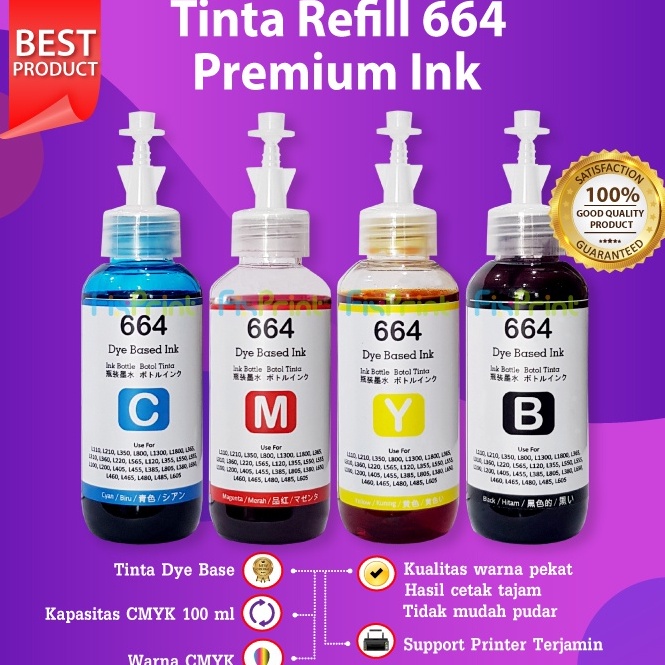 Jual REKOMENDASI Tinta Epson L12 L2 L31 L36 L365 L38 L365 L13 Dll ...