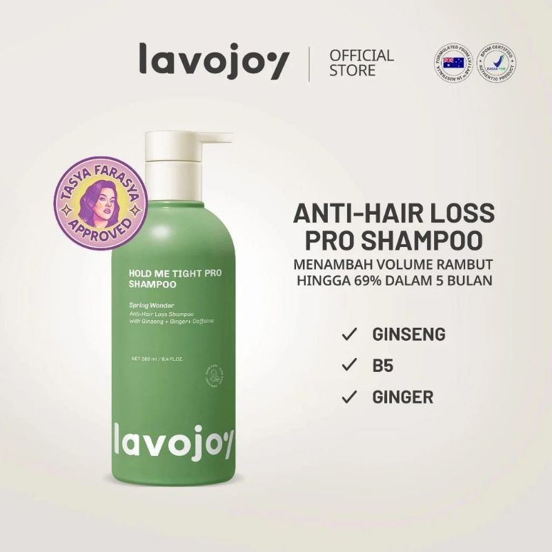 Jual LVJ- Lavojoy Hold Me Tight Pro Shampoo Spring Wonder/Shampoo Anti ...