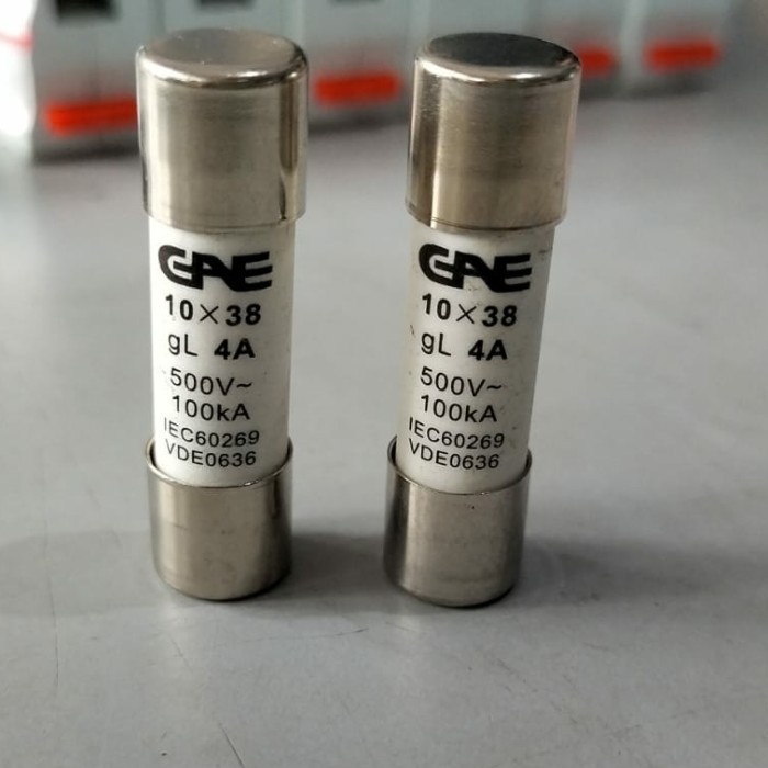 Jual Fuse Keramik GAE 10x38 gL 4A 500V 100kA GAE Germany 10×38 4A 500V ...