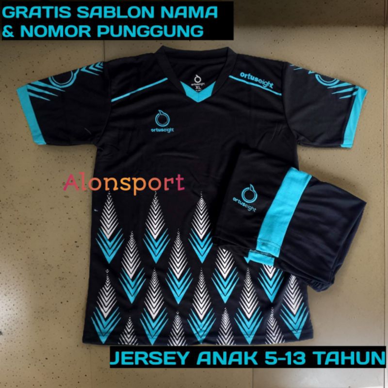 Jual JERSEY FUTSAL ANAK 5-13 TAHUN BAJU BOLA JUNIOR/SSB GRATIS SABLON FOLYFLEK NAMA DAN NOMOR ...