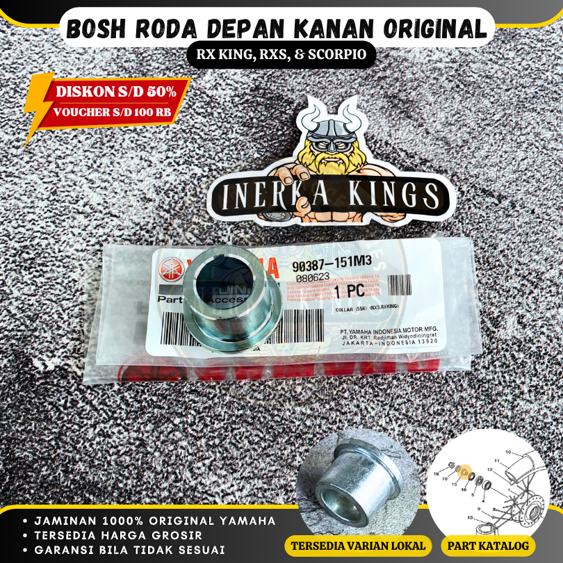 Jual Collar Bosh Trombol Roda Depan Kanan Rx King Spesial Rxk Rxs ...