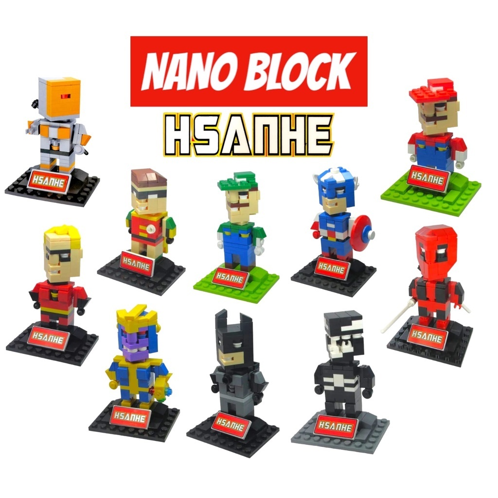 Jual IMZ96 MAINAN EDUKASI DIY MINI NANO BLOCK 3D BUILDING BLOCKS BALOK ...