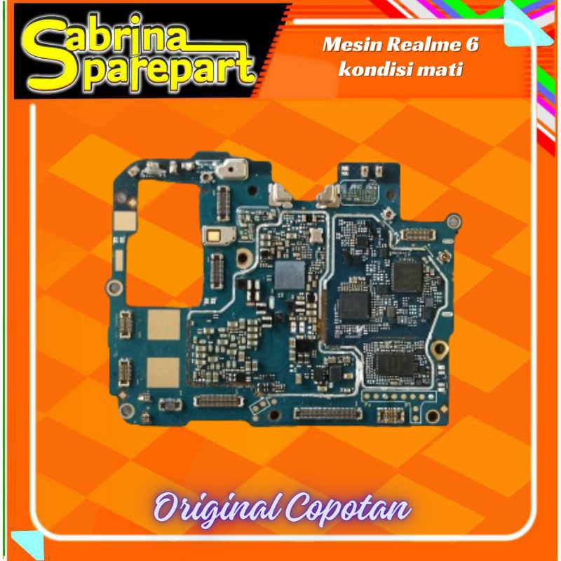 Jual Mesin Realme 6 RMX2001 4/128 Matot Mati Total | Shopee Indonesia