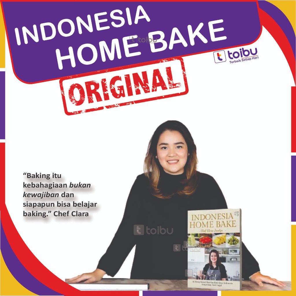 Jual Buku Resep Chef Clara INDONESIA HOME BAKE 45 Resep Pilihan ...